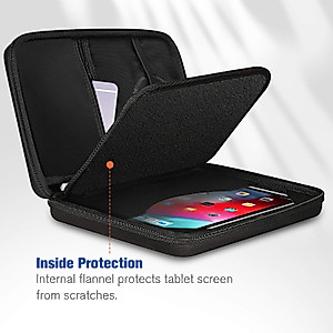 SITHON 11 Inch Portfolio Sleeve Case for 11-inch iPad Pro M4 & iPad Air M2 2024, 11-inch iPad Pro M2, 10.9"/10.2" iPad 10/9th Gen, 10.9" iPad Air 5/4th, Shock Absorption Tablet Carrying Organizer