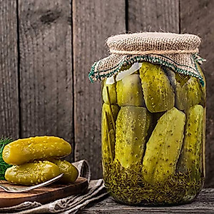 3 Pack Mason Jars 64 oz Wide Mouth with Lid and Band, Half Gallon, Airtight Lids , Clear, Glass (Set of 3)