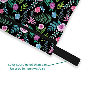 Thirsties Reusable Mini Wet Diaper Bag - Floribunda