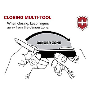 Victorinox Swiss Army Multi-Tool, Evolution S101 Pocket Knife, Red , 85mm