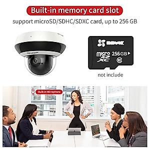 Hikvision IP Camera DS-2DE2A404IW-DE3 2.8-12MM Lens 4MP IR 20m Network Dome Camera PTZ Camera Outdoor/Indoor Optical Zoom Digital Zoom IK10 IP66 English Version