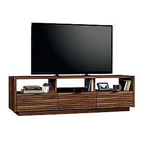 Sauder Harvey Park Credenza, for TVs up to 70", Grand Walnut finish