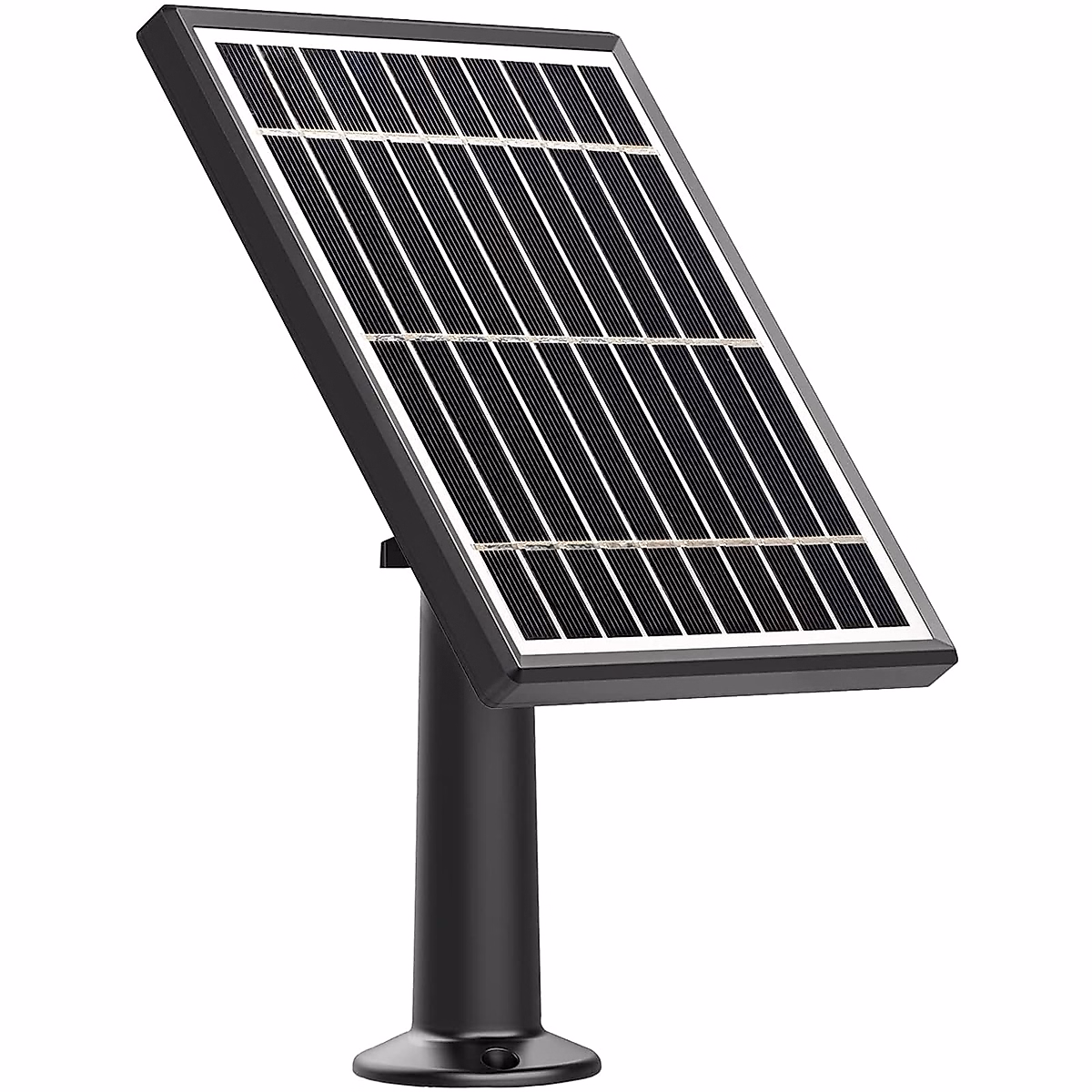 eoklmesl 3.5W Solar Panel Compatible with Video Doorbell 2/3/3 Plus/4, Allowing for Continuous Charging. It Includes Secure Wall Mount and 5.0m/16ft Power Cable.