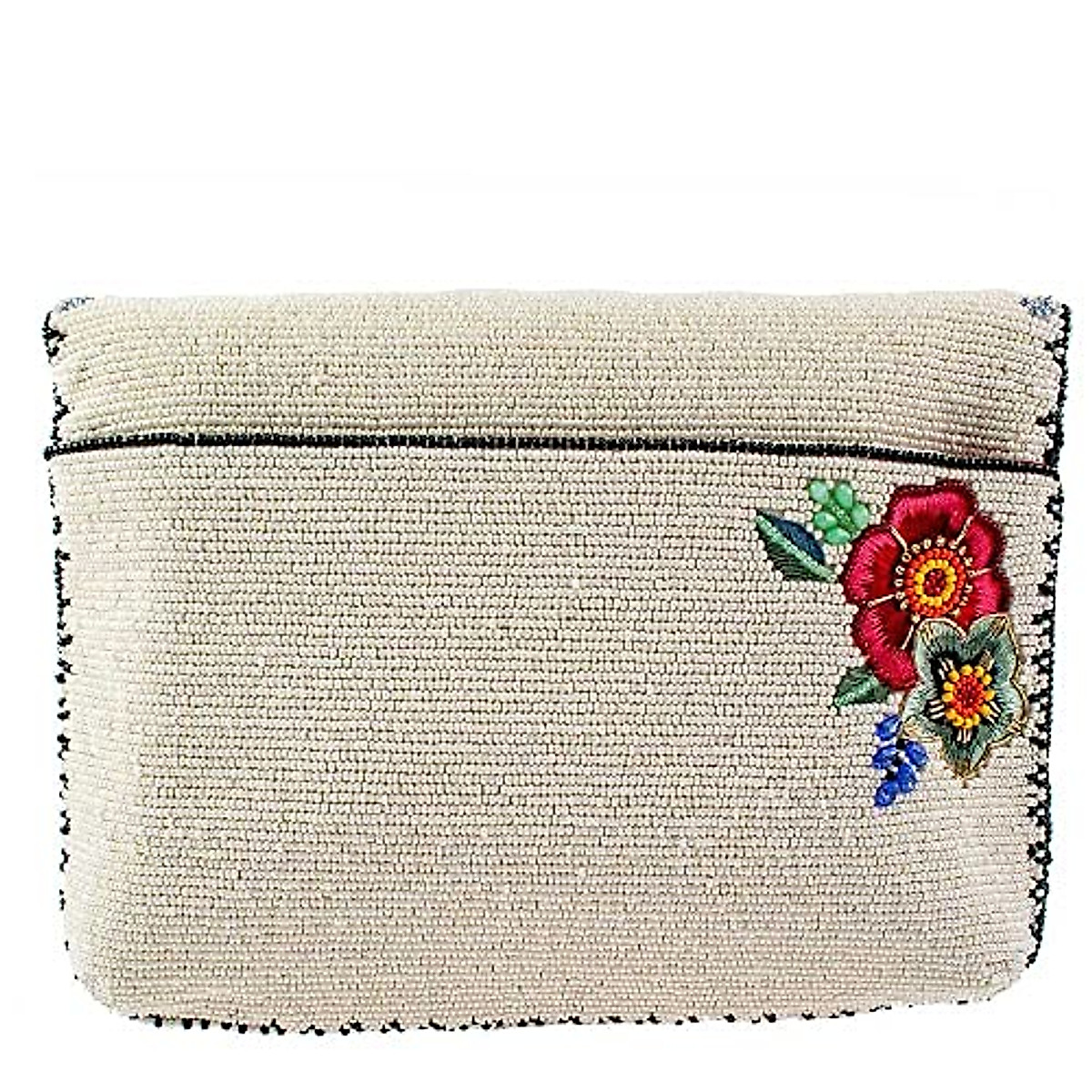 Mary Frances Off to Paradise Floral Crossbody Clutch Handbag, Multi
