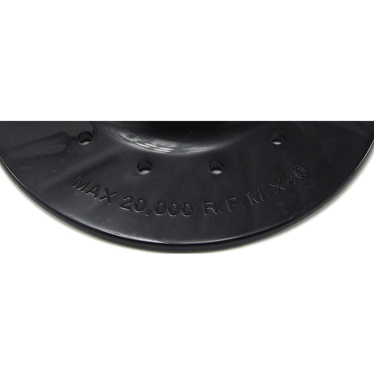 Elitexion Angle Grinder Ribbed Back 4-1/2 inches Plastic Pad for Resin Fiber Disc with 5/8 inch 11 Thread, Max 20,000 RPM