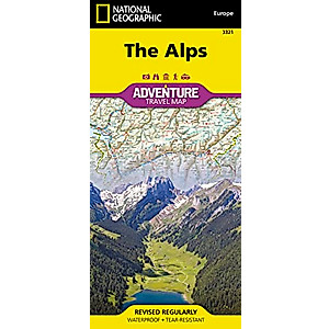 Alps Map (National Geographic Adventure Map, 3321)