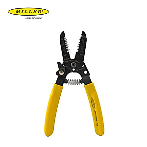 Miller 721 Multiwire Stripper and Cutter for Professional Technicians, Electricians, and Installers, Easily Portable Tool, 3.8 Ounces