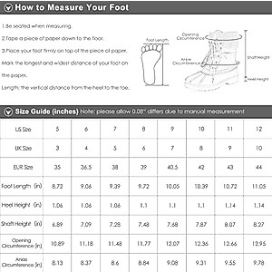 DREAM PAIRS Women's Mid Calf Waterproof Winter Snow Boots Monte,Size 10,Black,Monte_01