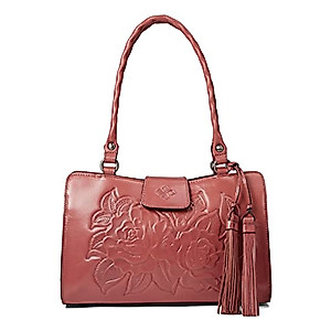 Patricia Nash Rienzo Satchel Old Rose One Size