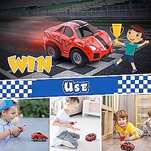 EHO Toys for 2-5 Year Old Boys,Mini Remote Control Car,Toddler Toys Age 2-4,RC Car for Kids,Car Toys for Boys 3-5 Year Old,Gifts for 2 3 4 5 Year Old Boys Girls Birthday,Red