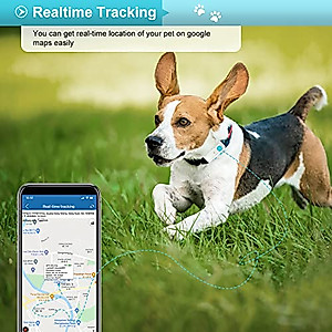 Dog GPS Tracker 4G LTE Dog Tracker 700mA Standby 7 Days GPS Tracker for Dogs Mini GPS Tracker for Dog Collar Dog Stuff 10 Hours Work Dogs Accessories (TK4G-911pro)