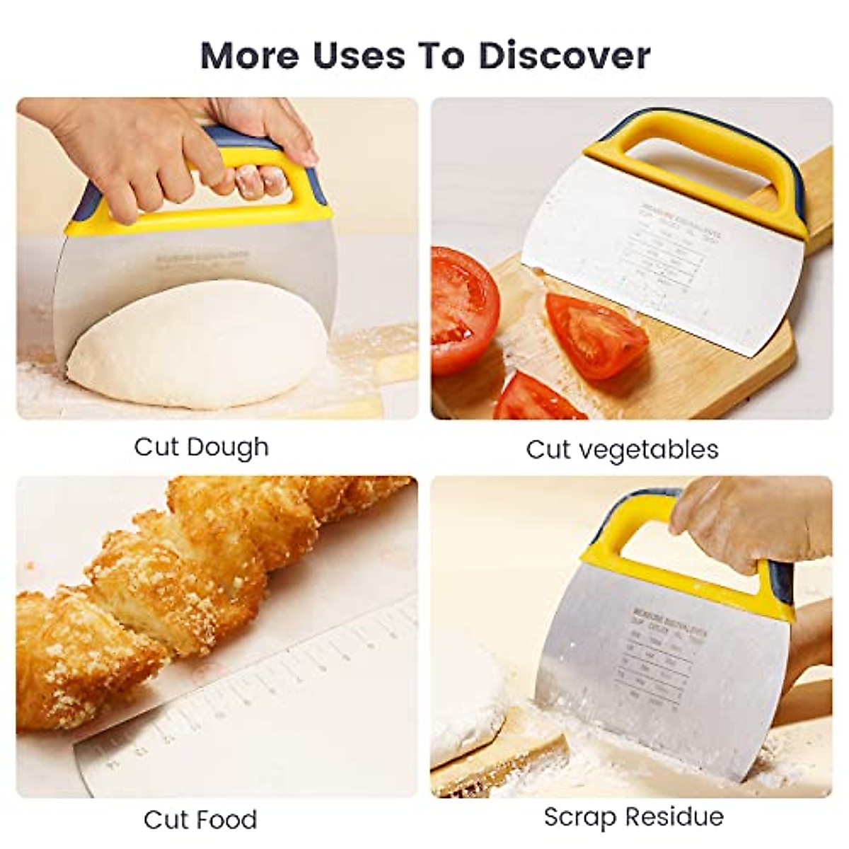 2 PCS soap cutter- Stainless Steel Wavy & Straight Soap Mold Loaf Cake Cutter, Potato Vegetable Cake Cutter Cutting Tools set