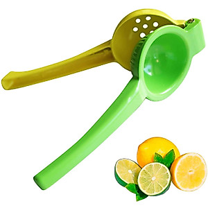 Culinary Elements Metal Lemon and Lime Squeezer: Manual Press, Easy to Use Citrus Juicer, Dishwasher Safe 1 pack