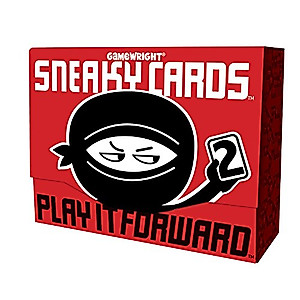 Gamewright Sneaky Cards 2 - Play It Forward Multi-colored, 5"