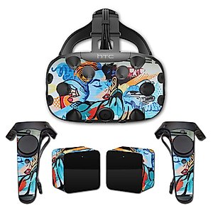 MightySkins Skin Compatible With HTC Vive Full Coverage - Old School Romance | Protective, Durable, and Unique Vinyl Decal wrap cover | Easy To Apply, Remove, and Change Styles | Made in the USA