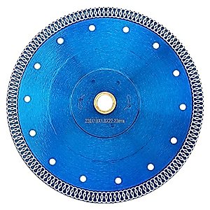 8” Super Thin Diamond Tile Blade Porcelain Saw Blade for Cutting Porcelain Tile Granite Marbles (8")