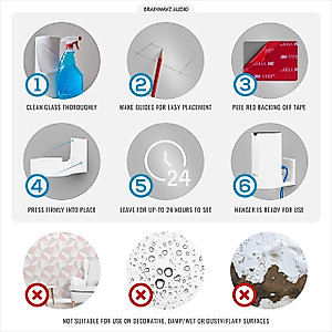 Adhesive Deco M4 & S4 Wall Mount Holder for TP Link WiFi Mesh, Strong VHB Tape Bracket, No Screws, Drilling & No Tools Needed, Easy to Install, White by Brainwavz (Single)