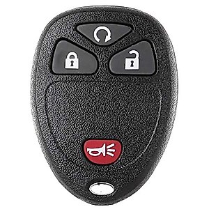 SCITOO Keyless Entry Remote Control Key Fob Clicker Transmitter 4 Buttons 1PC fits 2007-2016 Chevrolet Buick GMC Pontiac Cadillac Saturn Suzuki M3N5WY8109 OUC60270 OUC60221N 850K60270
