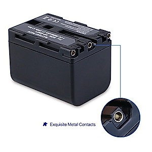 melasta 7.2V 3000mah Li-ion NP-QM71 Battery Compatible with Sony Camcorder NP-QM70 QM71D NP-FM50 NP-FM30 NP-FM70 NP-FM71 NP-FM90 Camera