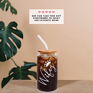 Gifts for Wife from Husband - Wife Gifts - Wedding Anniversary for Her, Birthday Gifts for Wife, Mothers Day Gifts for Wife, Her - I Love You Gifts for Her, Romantic Gifts for Her - 16 Oz Can Glass