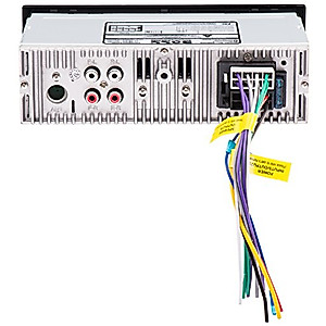 BOSS Audio Systems 625UAB Multimedia Car Stereo - Bluetooth Audio And Hands Free Calling, Single Din, MP3 Player, No CD/DVD Player, USB Port, AUX Input, AM/FM Radio Receiver