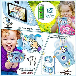 ARNSSIEN Kids Camera Toys for 3-12 Year Old Boys/Girls,Portable Selfie Camera for Kids,HD Digital Video Cameras for Toddler,Chritmas Birthday Festival Gifts for Kids