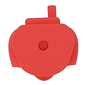 Oral Simulator Mannequin Head, Denist Simulator Manikin Phantom Head Replacement Skin Soft Silicone Removable Denist Model Accessory Red Skin Simulator for Denist Education