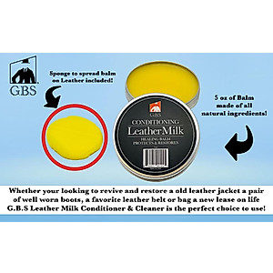 G.B.S Leather Milk Conditioner & Cleaner