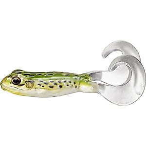 Live Target FSF90T500 ICT Freestyle Frog, 3 1/2", Green/Yellow, Multi, One Size