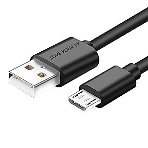 5FT Micro USB Charger Charging Power Cable Cord Compatible for Cowin e7 SE7 E9 E8 SE8 E7 Pro, Jabra Elite 45e 65t Evolve 75 65 Headphones,Bugani M83 M90 M99, Treblab HD7 FX100, BlueParrott Headsets
