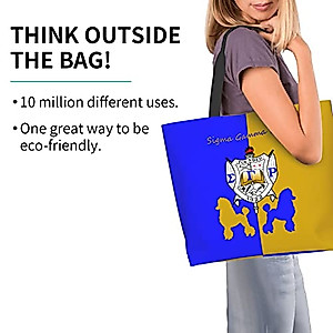 LMGSX Sigma Gamma Rho Tote bag handbag shopping office commuter shopping solid fashion sense