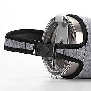 Tumbler Carrier for Stanley 30oz, Carrier Holder Pouch for 30 oz Insulated Tumbler Coffee Cup, Tumbler Carrier with Strap