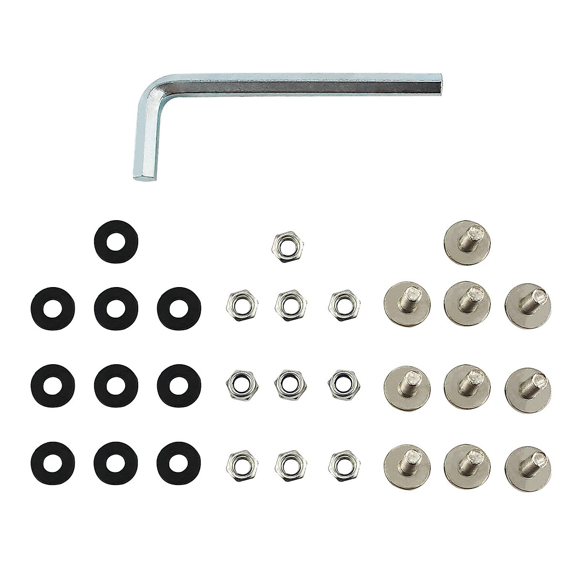 ATV Quad Plastic Body Fender M6 Bolt Washer & Nut Kit 6mm 50cc 70cc 90cc 110cc 125cc 150cc 200cc 250cc Set of 10