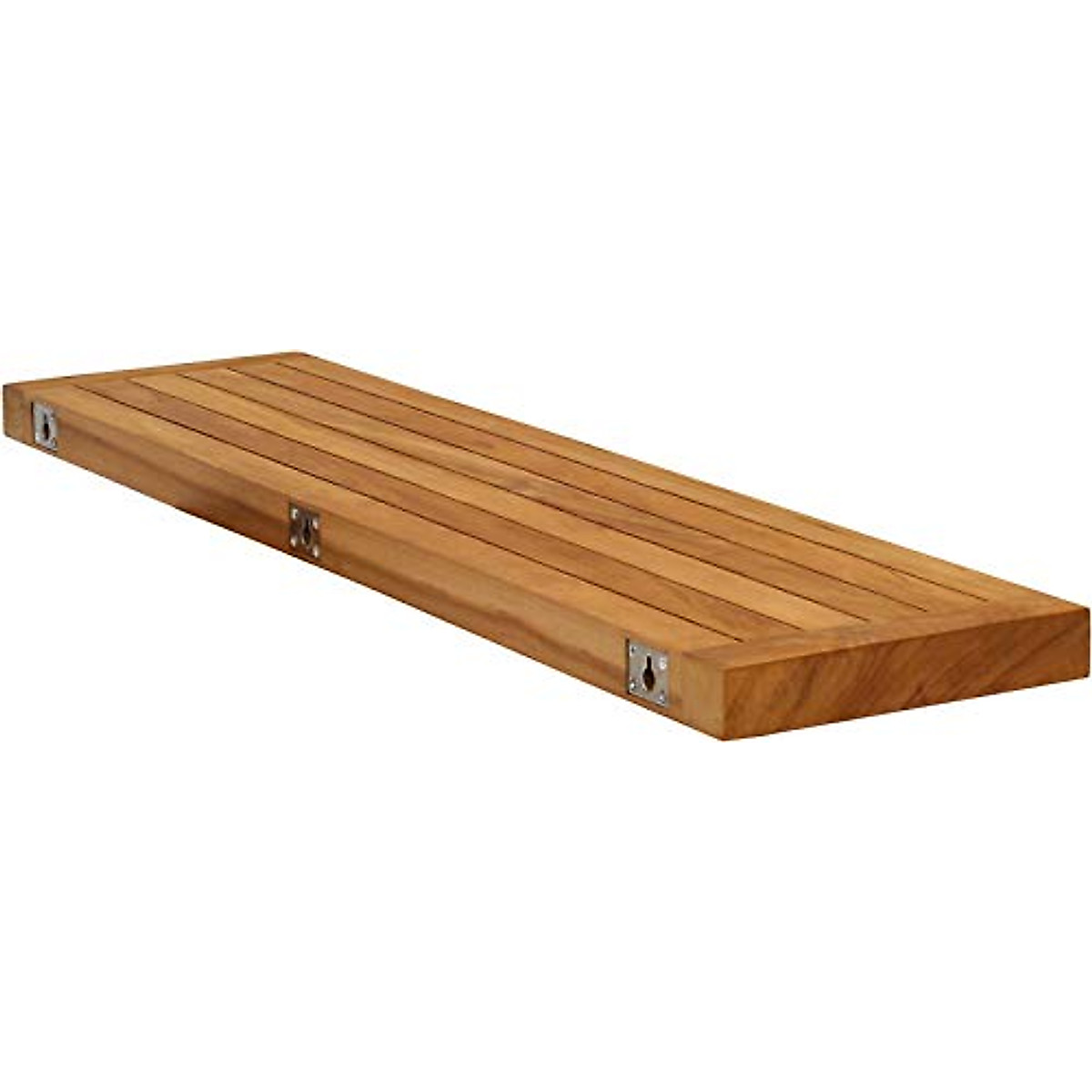 36" Moa Teak Flat Wall Shelf