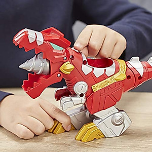 Playskool Heroes Power Rangers Red Ranger & T-Rex Zord 2 Pack, 3" Action Figure & Zord Set, Collectible Toys for Kids Ages 3 & Up