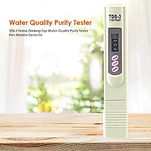 SHENGAO Water Quality Tester with TDS Tester Pen,Water Electrolyzer Water Quality Tester TDS Tester Electrolyzer Quick Water Quality Testing Water Test Meter for All Kinds Water