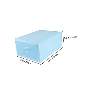 VALICLUD shoe storage box plastic shoe organizer shoe bins shoes display shoe Storage Cubes shoe rack for closet shoes drawer plastic shoe containers shoe organizers Storage rack porch