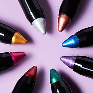 Cosmic Moon - Metallic Face Paint Stick / Body Crayon makeup for the Face & Body - 0.12oz - Easily create metallic designs like a pro! - Gold