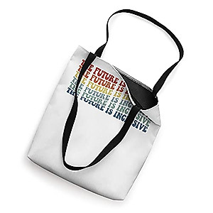 L2Ap Retro The Future Is Inclusive SLP Teacher Appreciation Tote Bag