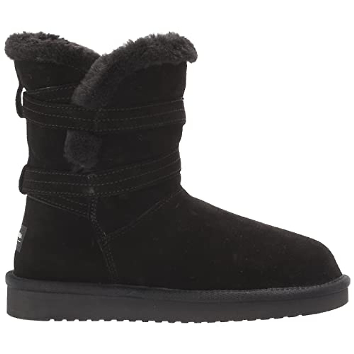 Koolaburra by UGG Women's Delene Short Boot, Black, Size 10