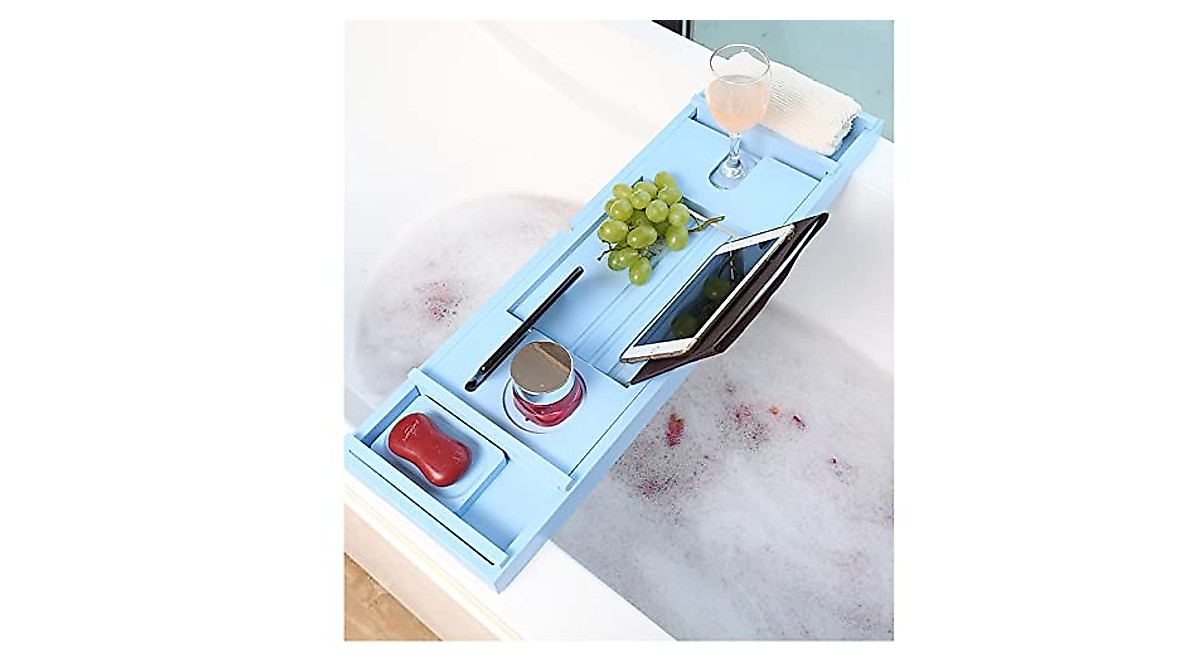 Extendable Bathtub Tray for Relaxing Spa Experience