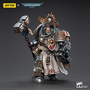 JOYTOY 1/18 Action Figures Warhammer 40k Mecha Grey Knights Grand Master Voldus