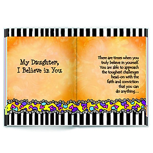 Blue Mountain Arts Mini Book (Daughter, I love you with all my heart)— Birthday Gift, Graduation Gift, Stocking Stuffer, or Thinking of You Gift from Mom or Dad, by Suzy Toronto, 4 x 3