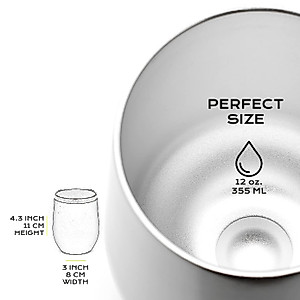 BALIBETOV 5 pcs large Yerba Mate Cup and Bombilla Kit, Includes one 12 oz Yerba Mate Gourd with Lid, Two Bombillas Mate Straw and one cleaning brush | Stainless steel | Double Walled