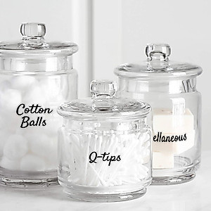 Laundry Room Organizing Labels for Glass Jars, Canisters, Waterproof Home Storage Organization Washroom Cleaning Decal Stickers