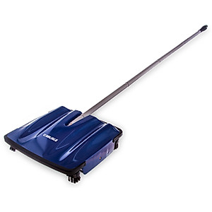Carlisle FoodService Products 3639914 Duo-Sweeper Multi-Surface Cordless Floor Sweeper, 10" Sweeping Path