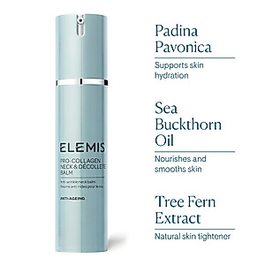 ELEMIS Pro-Collagen Neck & Décolleté Balm | Powerful Anti-Wrinkle Moisture Balm Firms, Smoothes, and Hydrates to Reveal Younger-Looking Skin | 50 mL