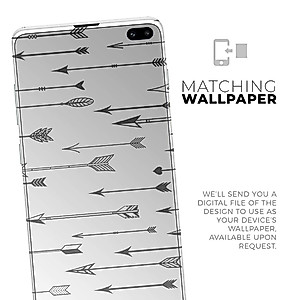 DesignSkinz Hipster Arrow Pattern Protective Vinyl Decal Wrap Skin Cover Compatible with The Samsung Galaxy S20 (Screen Trim & Back Glass Skin)