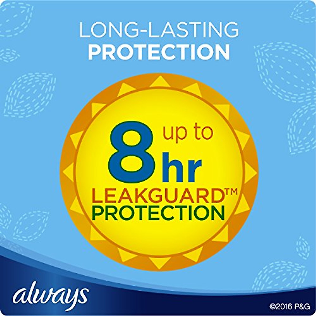 Always Regular Maxi Pads with Wings, Unscented