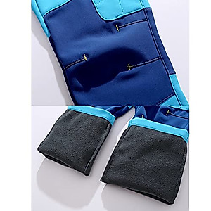 JOMLUN Boys Kids Youth Snow Ski Hiking Pants Outdoor Waterproof Windproof Soft Shell Fleece Lined Insulated Snowboard Pants